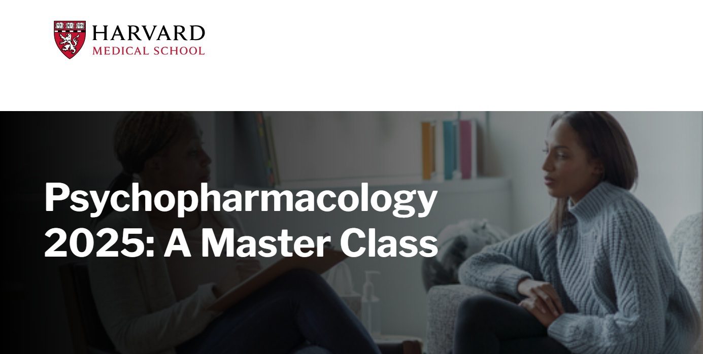 Harvard Psychopharmacology 2025: A Master Class - Course Medical Shop